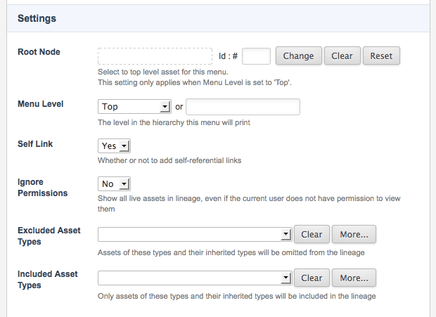 Menu Normal Design Area | Squiz Matrix Community