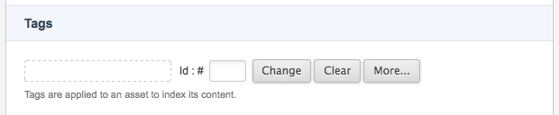 Tagging - Asset Screens - Manuals | Squiz Matrix 5 Documentation