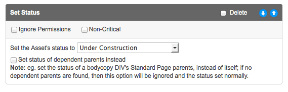 Configuring a Trigger to Set an Asset Live Upon Creation - Tutorials | Squiz Matrix 5 Documentation
