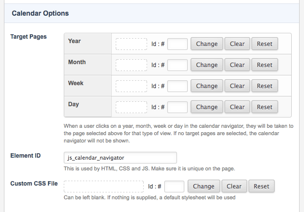 Calendar Design Area - Designs - Manuals | Squiz Matrix 5 Documentation