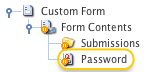 Password Question Type - Custom Form - Manuals | Squiz Matrix 5 Documentation
